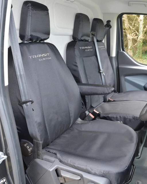 ULTIMATE PROTECTION: HEAVY Duty Ford Transit Custom Seat Covers with ...