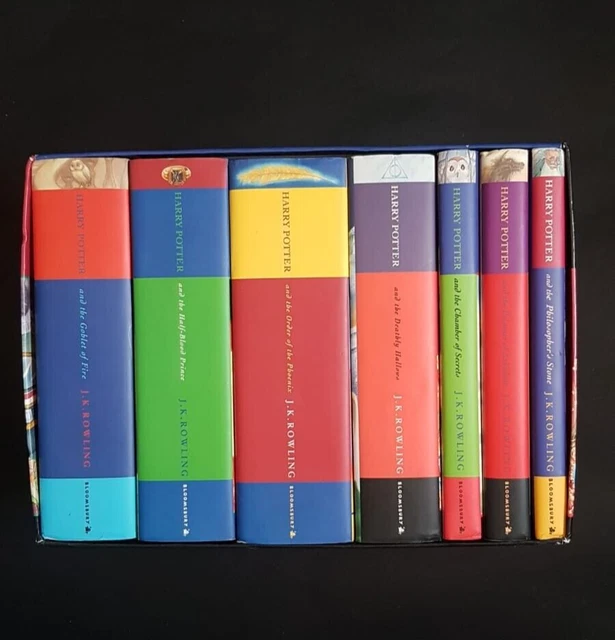 HARRY POTTER; COMPLETE Boxed Set 7 HB Books; Bloomsbury; J.K. Rowling ...