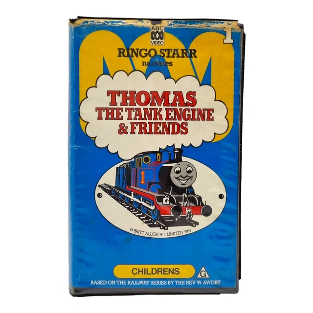 THOMAS THE TANK Engine & Friends VHS Tape Clam Shell Case Ringo Starr ...
