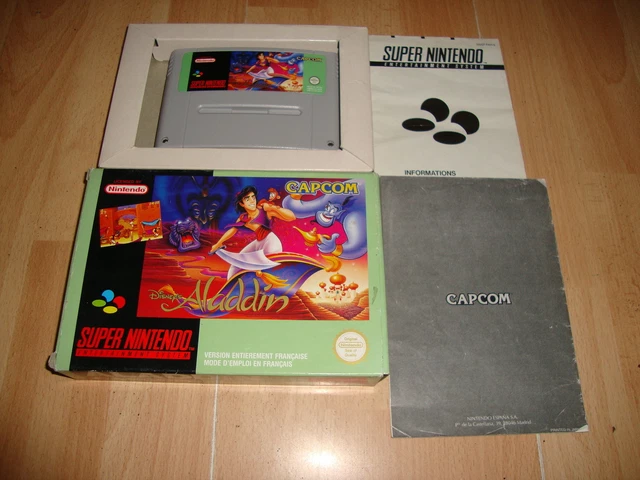 CAPCOM ALADDIN SNSP-P-RJ - Walt Disney For Super Nnintendo Good ...