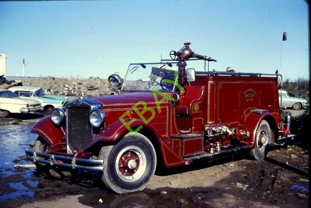 SFFD SAN FRANCISCO Fire Apparatus SLIDE: HT-3 1937 American LaFrance $4 ...