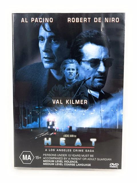 HEAT (DVD, 1995) Al Pacino Val Kilmer Action Region 4 $6.80 - PicClick AU