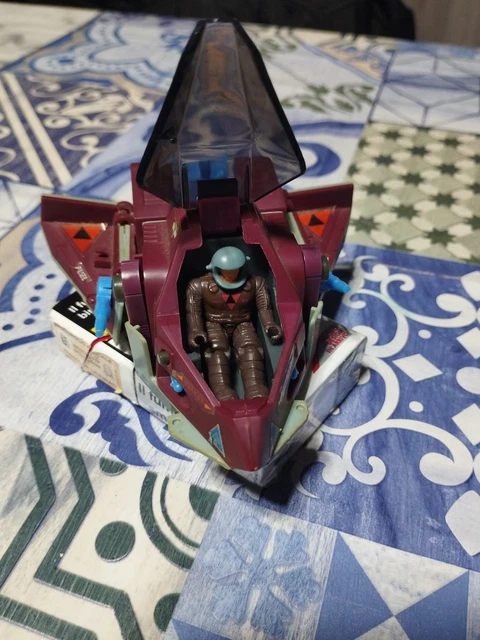 VINTAGE 1980'S STARCOM SHADOW SPY TRANSFORMING SPACESHIP TOY MATTEL ...