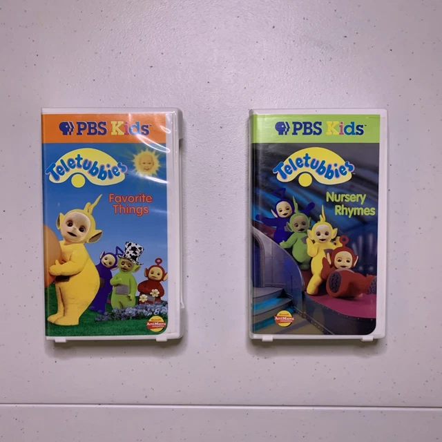 TELETUBBIES VHS LOT of 2 PBS Kids - Favorite Things & Nursery Rhymes ...