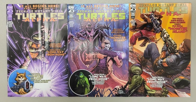 LOT DE VARIANTES de tortues ninja mutantes adolescentes alpha IDW 2024 ...