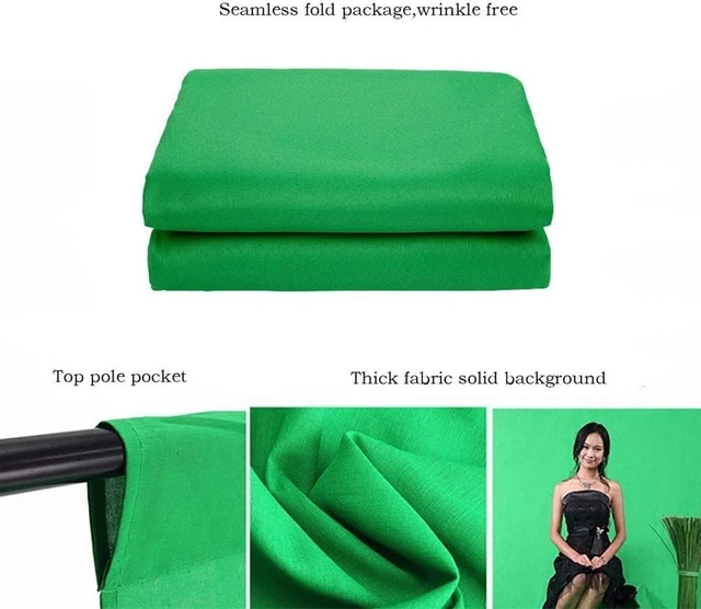 GREEN SCREEN BACKDROP Photography Backdrop for Portraits, Green Cloth ...