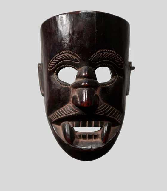 MID 20TH CENTURY wood mask with Leopard and Human features - Nepal ...