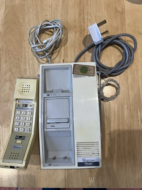 BRITISH TELECOM PHONE Freeway Cool Early 80’s Cordless Collector ...