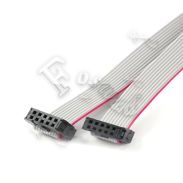 2.54 FLACHBANDKABEL 6 10 polig für AVR Dragon Atmel JTAG IDC ...
