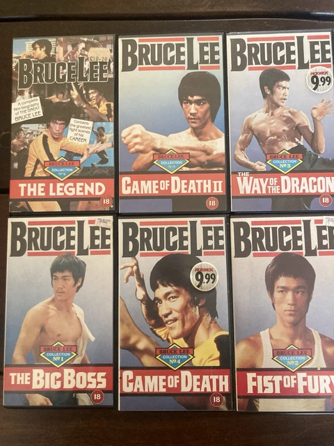 BRUCE LEE VHS collection x 6 £9.04 - PicClick UK