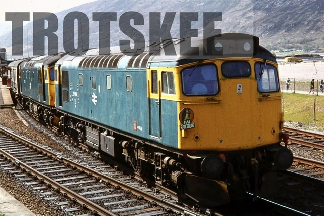 35MM SLIDE BR British Railways Diesel Loco Class 27 27014 Fort William ...