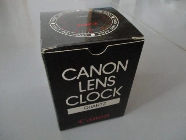 CANON CAMERA LENS CLOCK looks like a real FD Lens Made in Japan Vintage ...