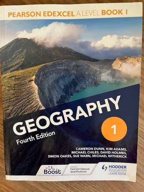 PEARSON EDEXCEL A Level Geography Book 1 Fourth Edition £15.59 ...