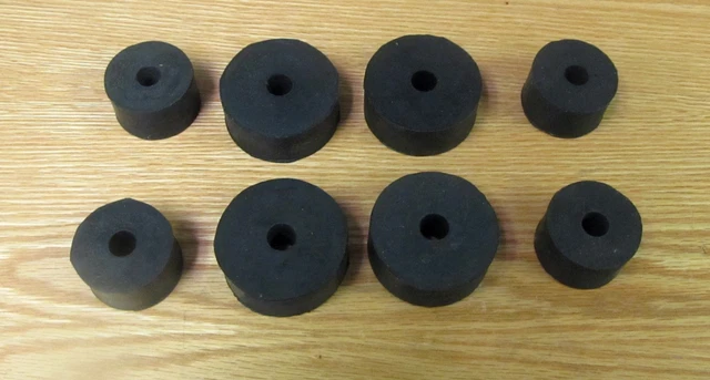 1955 1956 1957 CHEVY FRONT MOTOR MOUNT RUBBER PADS set of 8 ** USA MADE ...