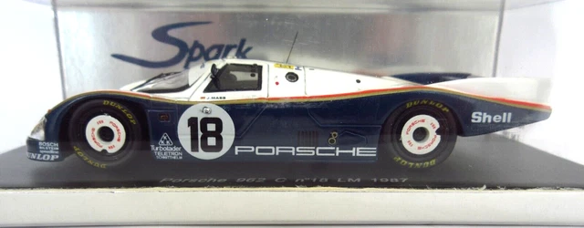 SPARK PORSCHE 962C #18 LM Le Mans 1987 1/43 S0943 "Rothmans" Pole position EUR 114,00 - PicClick FR