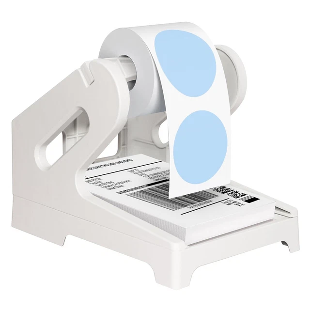 THERMAL SHIPPING LABEL Holder for 4x6 Rolls and Fan-Fold Label Printer ...