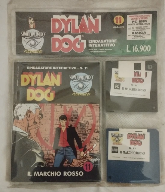 SIMULMONDO ADVENTURES GIOCO Pc-Ibm-Amiga Dylan Dog N° 11 1993 ...