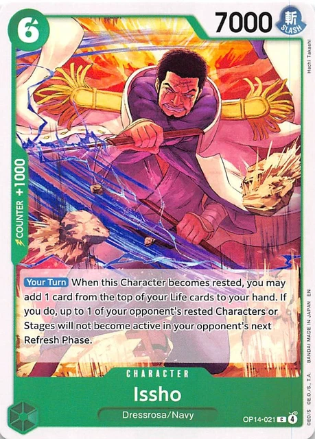 ISSHO OP14-021 THE Azure Sea's Seven One Piece £1.43 - PicClick UK