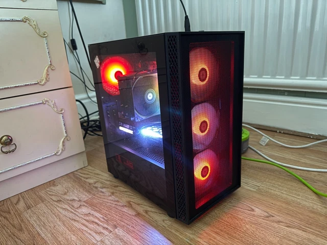 AMD RYZEN MONSTER Gaming PC - Ryzen 7 5700X, 32GB DDR4 (RGB Corsair ...