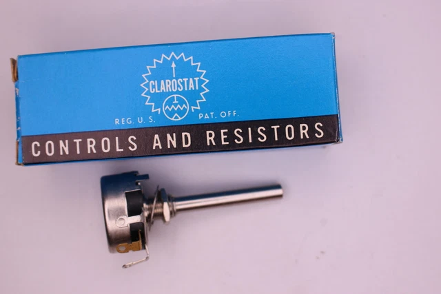 3 STÜCK DRAHTPOTI Clarostat 43C1 5 Ohm lin. 2Watt gekapselt ...