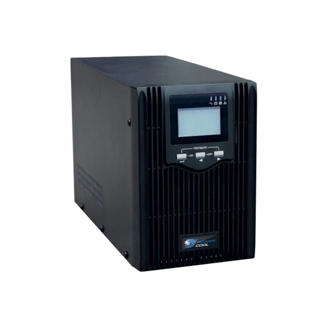 POWERCOOL 2000VA SMART UPS 1600W LCD Display 2 x UK Plug 2 x RJ45 3 x ...