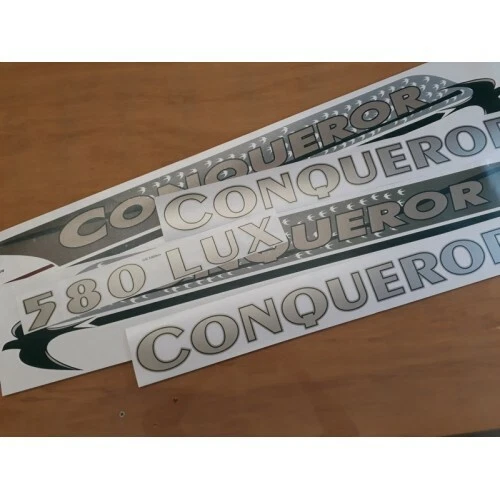 SWIFT CONQUEROR / Challenger (STYLE 3) Caravan Stickers Decals Graphics ...