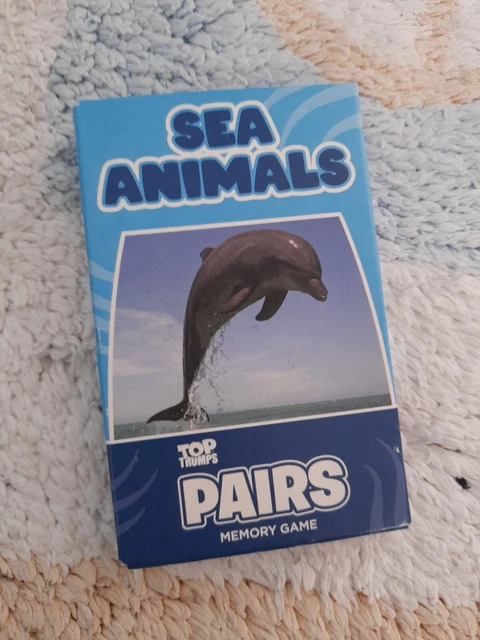 TOP TRUMPS PAIRS Memory SEA ANIMALS Card Game. McDonalds Happy Meals ...