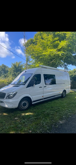 MERCEDES SPRINTER CAMPER van mx race van go karts pushbikes £34,995.00 ...