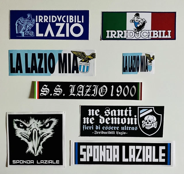 8 ADESIVI ULTRAS Lazio Irriducibili Curva Nord Ultras Stickers EUR 13 ...