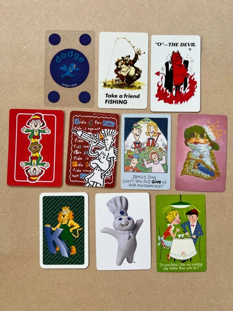ORIGINAL SWAP PLAYING cards cartoon comic people trolls souvenir humour ...