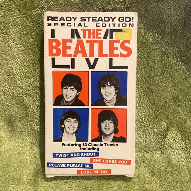 THE BEATLES LIVE - Ready Steady Go VHS Video, Card Sleeve, Retro. £7.50 ...