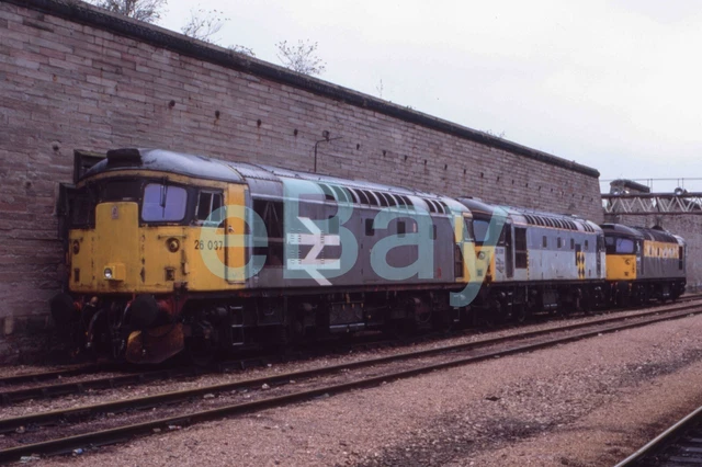 35MM RAILWAY SLIDE of Class 26 26037 @ Perth Copyright to Buyer £4.99 ...