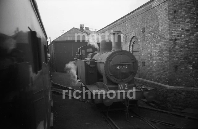 CREWE WORKS 3F 0-6-0T 47597 8.11.64 35mm Railway Negative RN437 £4.99 ...