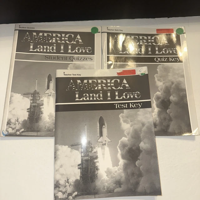 ABEKA AMERICA LAND I Love Student Quizzes Test Key Quiz Key 8th Grade ...