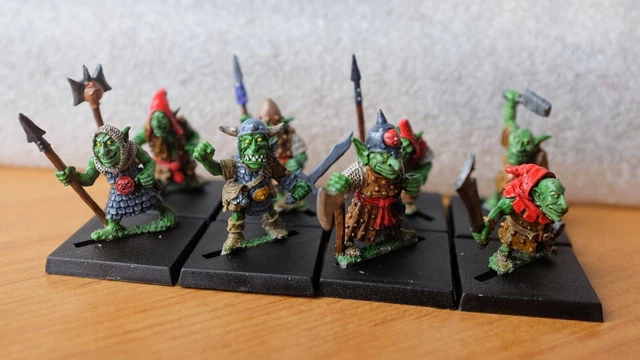 8 METAL PAINTED Goblins Nemesis Knightmare Kev Adams Goblin Miniatures ...