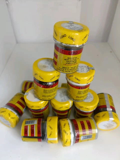 LOKO MEDICATED RUB Balm For Rheumatism,Aches And Muscle Pains 25g x 3 £ ...