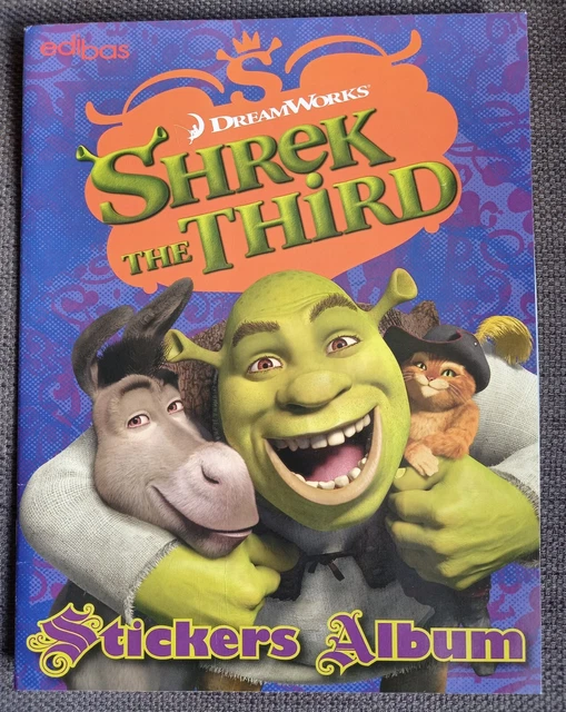 SHREK THE THIRD, Edibas 2007 Stickers Figure Album, Complete £21.88 ...