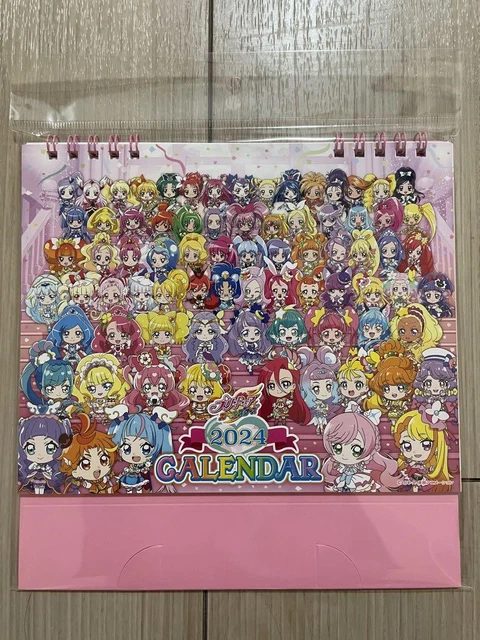 PRECURE ALL STARS Desk Calendar 2024 £71.90 - PicClick UK