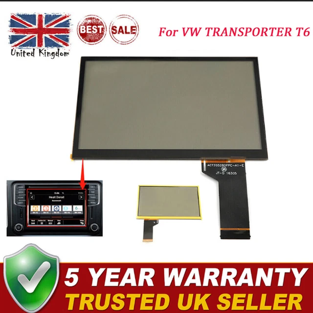 5C0035680C VW TRANSPORTER T6 Sdt Head Unit Sat Navigation Touch Screen ...