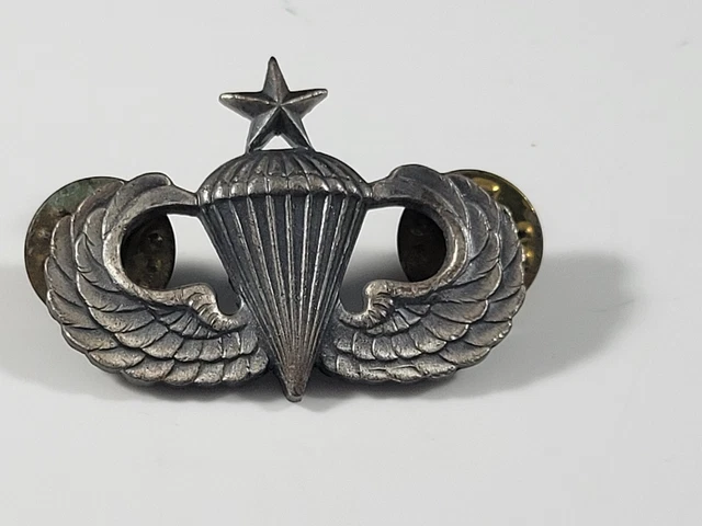 WWII US ARMY WW2 Senior Parachutist Badge Jump Wing Airborne ...