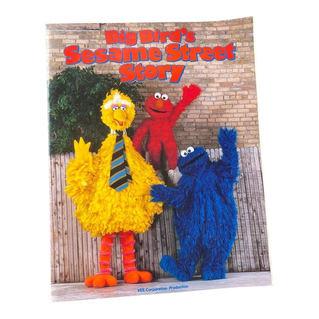 VINTAGE 1987 LIVE Big Bird’s Sesame Street Story Program Souvenir Book ...