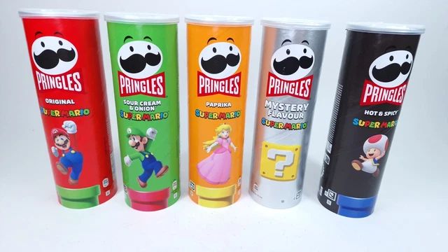 PRINGLES SUPER MARIO Original Europe Exclusive Mystery Flavour Luigi ...