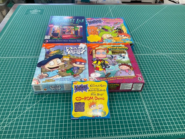 NICKELODEON PC CD Rom Games Directors Lab Rugrats Anventure Paris ...