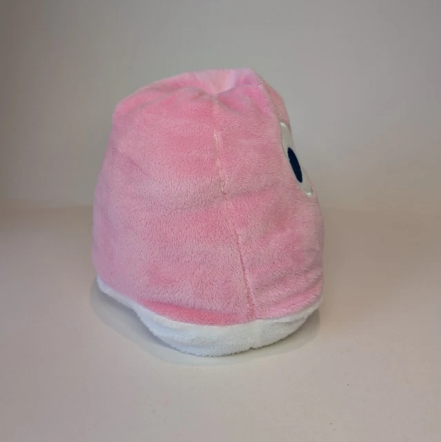 PAC-MAN GHOST REVERSIBLE Soft Plush Toy Pink And White Retro Teddy No ...