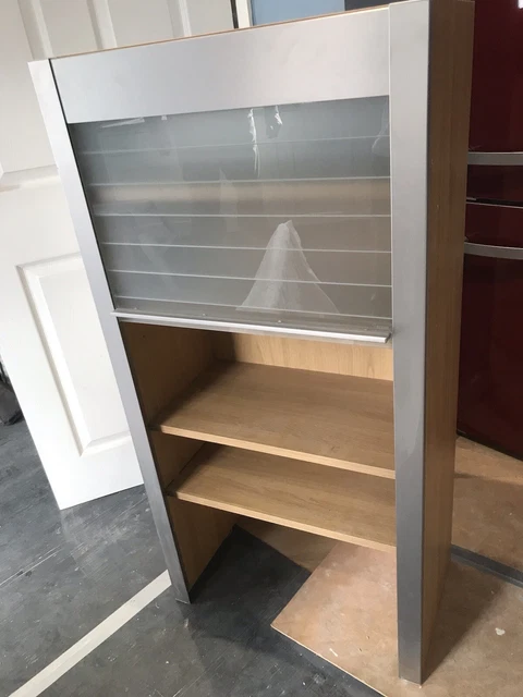 KITCHEN UNIT ROLLER shutter, tambour unit. worktop standing kitchen ...
