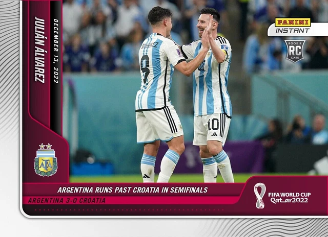 LIONEL MESSI & Julian Alvarez Rookie Card #109 - Parallel 1 Of 2954 ...