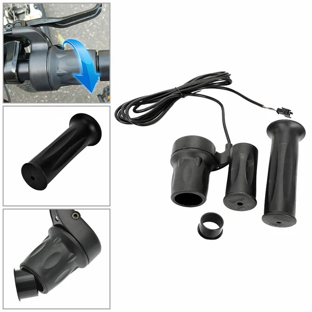 ROTARY GAS HANDLE, gas handle, rotary handle set black for pedelec, e ...