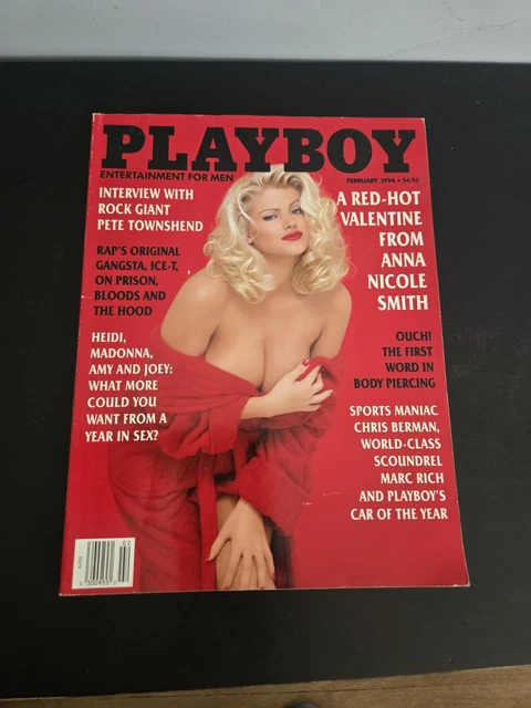 RARE VINTAGE PLAYBOY Feb 1994 Ft. Playboy Playmate Anna Nicole Smith (18+ ONLY!) £7.40 - PicClick UK