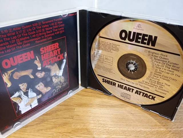 CD QUEEN SHEER Heart Attack 1993 Remaster Killer Now I'm Here Stone ...