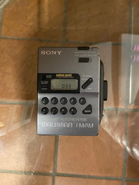 RARE FIND, VINTAGE SONY WALKMAN WM-FX43 RADIO CASSETTE PLAYER, PARTLY ...